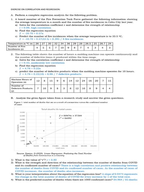 Exercise On Correlation And Regression Download Free Pdf Regression Exercise On Correlation And Regression Download Free Pdf Regression