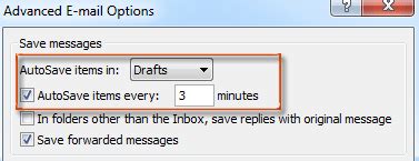 Outlook Save Or Dont Save Unsent Messages As Draft