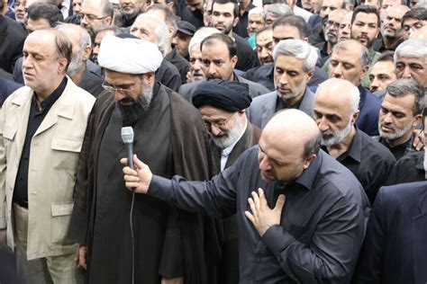 حضور فتاح در مراسم تشییع پدر حجت‌الاسلام والمسلمین سید علی‌اصغر حجازی