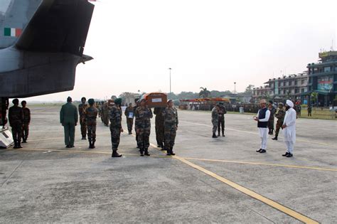 Arunachal Helicopter Crash Indian Army Pays Obeisance To Officers With
