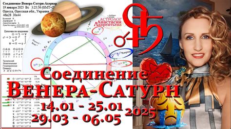 Соединение Венера Сатурн 14 25 01 и 29 03 06 05 2025 разбитое сердце и