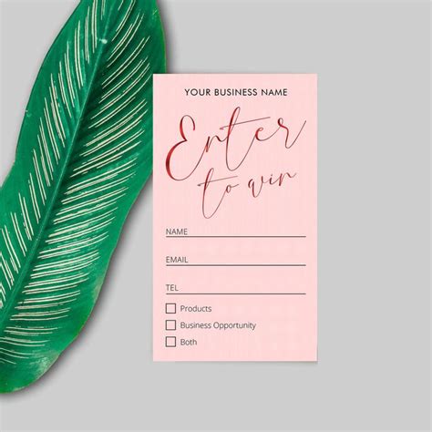 Feminine Pink And Red Script Prize Raffle Ticket Zazzle Raffle Tickets Raffle Business Card Size