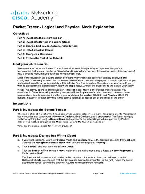 Packet Tracer Explore Pdf