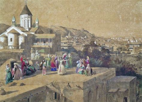 თითქმის ყოველ სტოლზე ნახავდით ქართველ მანდილოსნებს კოპ ჩიხტიანებს