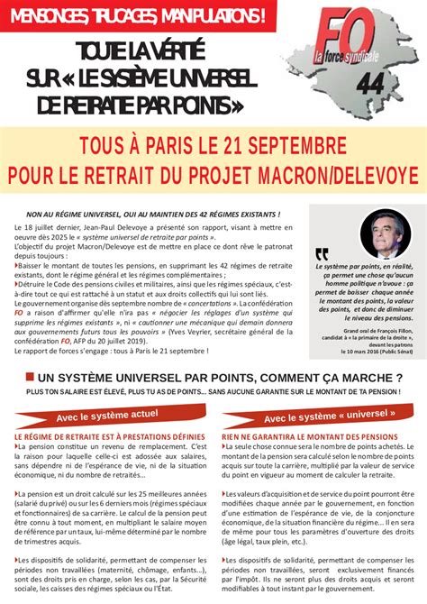 Fo Loire Atlantique Toute La Vérité Sur Le Système Universel De