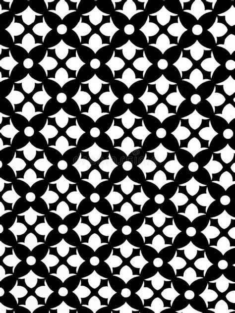 A Striking Repeating Black And White Geometric Pattern Creates A Bold Modern Visual Effect