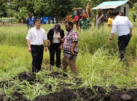 Chinas Jaas Mission Team Visits Sape Farm Solomon Islands