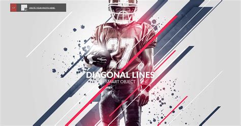diagonal lines smart object layer styles including speed and lines envato