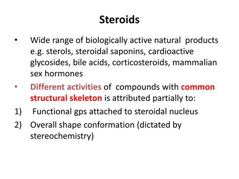 Ppt Steroids Powerpoint Presentation Free Download Id5535192