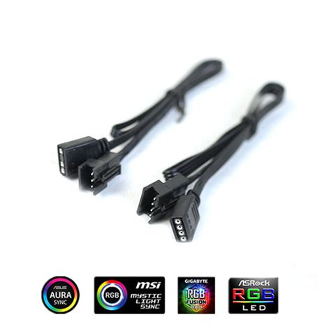 5v 12v rgb 3 4pin lighting the motherboard synchronous control adapter