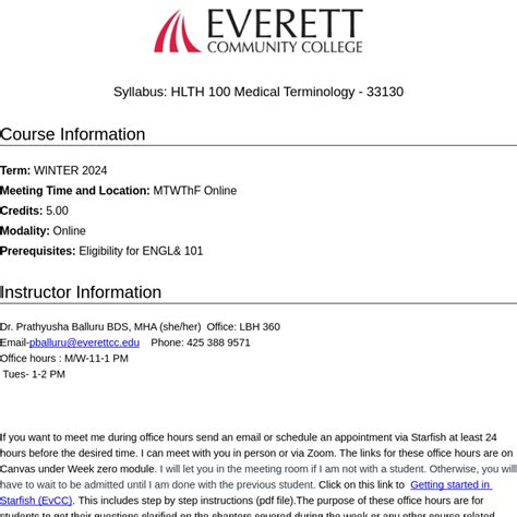 Simple Syllabus