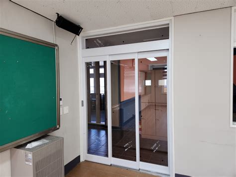 중문고등학교 3연동 자동문 시공 주 제일자동문 포트폴리오