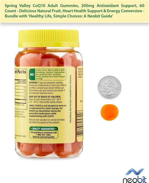 Spring Valley Coq10 Gomitas Para Adultos 200 Mg De Apoyo