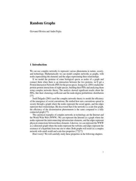chapter random graphs pdf
