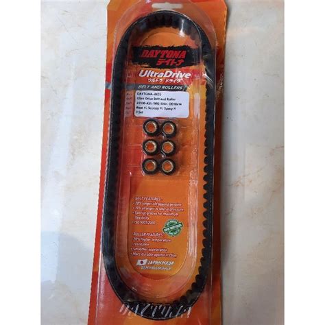 Jual Vanbelt Set Racing Daytona 4455 BEAT FI SCOOPY FI SPACY FI VARIO