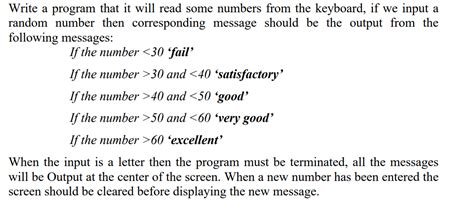 Solved Write A Program That It Will Read Some Numbers From
