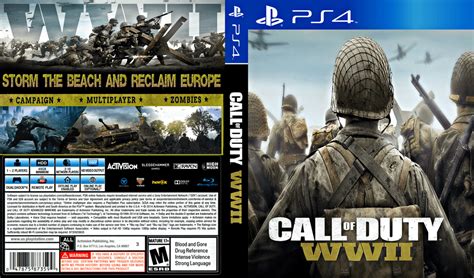 Call Of Duty Wwii Ps4 Cover Art Customcovers