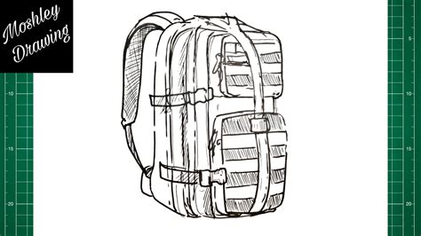 Army Backpack Drawing At Carol Hilburn Blog