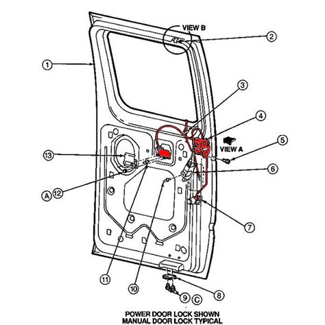 2004 Chevy Express Front Door Latch Diagram