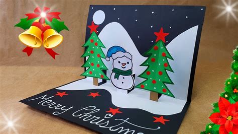 Cómo hacer una tarjeta de Navidad Ideas de tarjetas Navidadeñas Handmade Card For