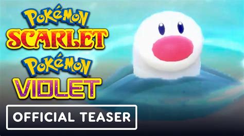 Pokemon Scarlet And Pokemon Violet Official Wiglett Teaser Trailer