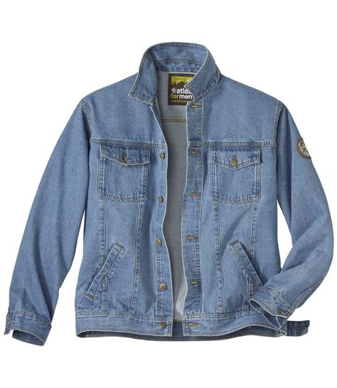 Mens Blue Denim Jacket Atlas For Men