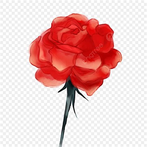 빨간색 추상 수채화 일러스트 헤일로 크리 에이 티브 꽃 빨간 요약 수채화 Png 일러스트 및 Psd 이미지 무료 다운로드