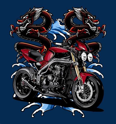 Motorbike For Graphic Design Needs Stock Vector Illustration Of Wheel