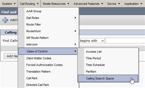 Cucm Partition Et Calling Search Space Networklab