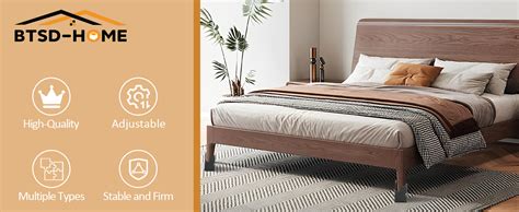 Btsd Home Bed Risers 2 Inch Heavy Duty Furniture Risers With Screw Clamp For Table