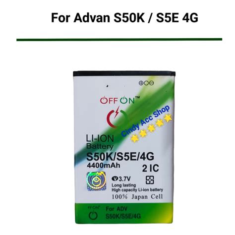 Jual Baterai Advan S50K S5E 4G Batre Baterry Double Power Shopee Indonesia