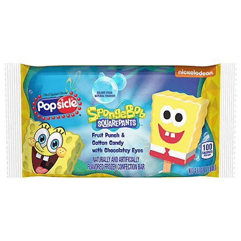 Popsicle Confection Bar Fruit Punch And Cotton Candy With Chocolatey