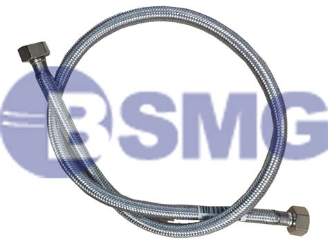 უჟანგი დრეკადი შლანგი ონკანის 1 2 10მმ 90სმ კარგი 014587