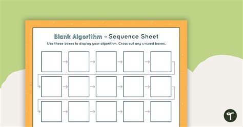 15 Step Algorithm Sequence Sheet Lower Primary Teach Starter