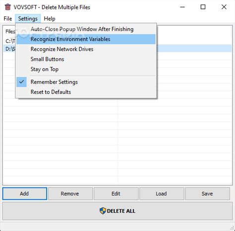 Vovsoft Delete Multiple Files Download Softpedia