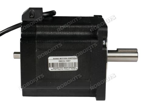 Nema34 Dual Shaft Stepper Motor 70kg Cm Torque Premium Nema34 Dual