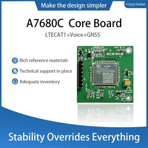 simcom a7680c 4g cat1 module development board testing kit fpc antenna