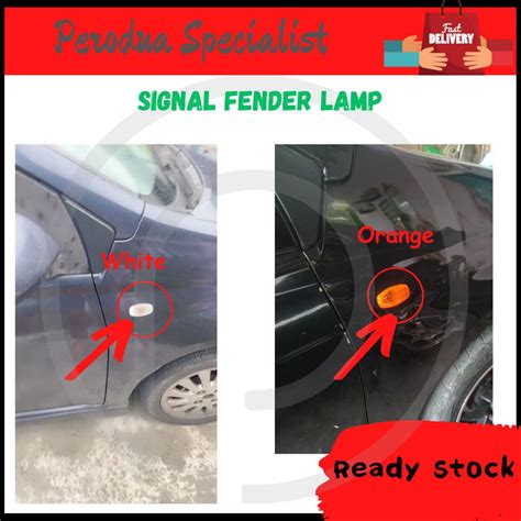 Perodua Viva Side Fender Signal Cover Side Fender Lamp Shopee Malaysia