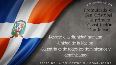 6 De Noviembre República Dominicana Celebra El Día De La Constitución