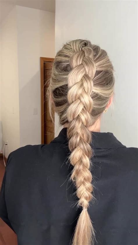 Dutch Braid Hairstyle Video Dutch Braid Hairstyles Hairdos For Curly Hair Hairdo For Long Hair