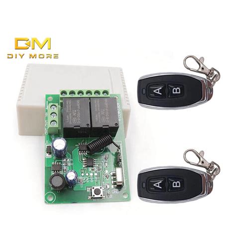 DIYMORE DC6 24V 433Mhz Wireless Remote Control Switch Two Way DC Motor