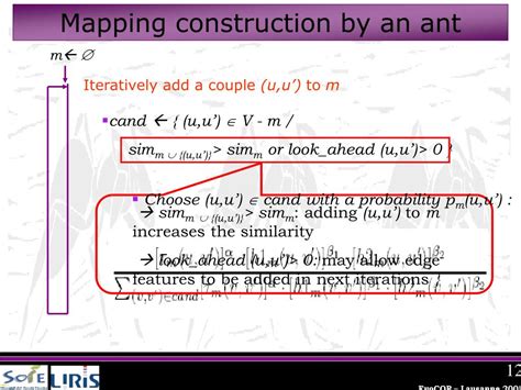 ppt ant algorithm for the graph matching problem powerpoint