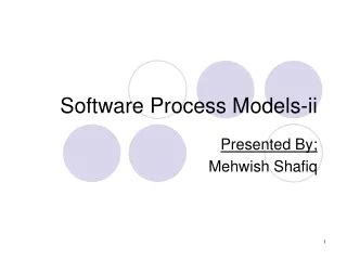 PPT Software Process Models PowerPoint Presentation Free Download ID 3546398