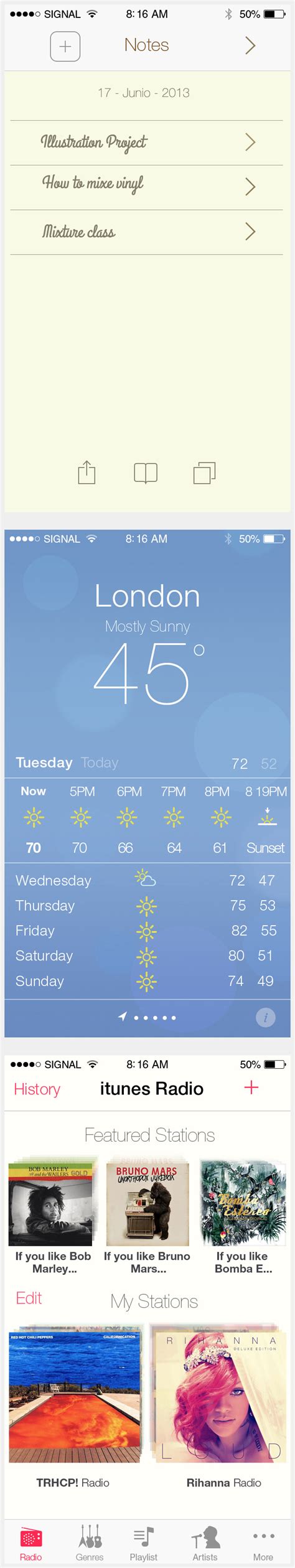 Ios7 Gui Fantastic Set With More Than A Thousand Elements Idevie