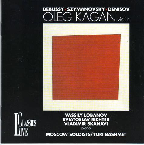 Kagan Oleg Lobanov Vassiliy Violin Music
