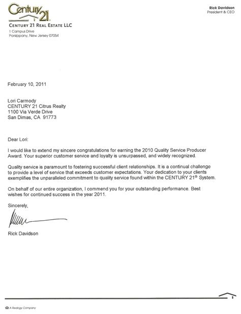 Prospecting Letter Template