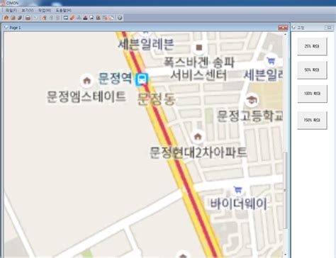 Scada 기능 선택된 페이지를 부분확대 하여 보고싶을 경우 어떻게 해야 하나요 ㈜싸이몬 산업자동화 스마트팩토리