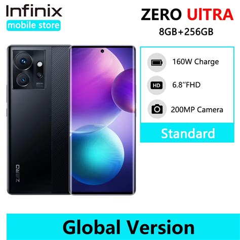 Infinix Zero Ultra 8gb 256gb 5g Smartphone D920 6nm 5g Processor 180w