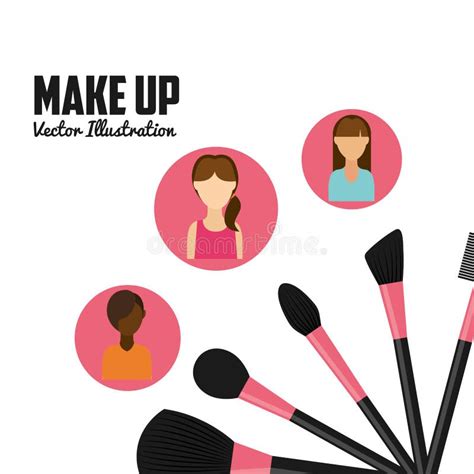 Fashion Make Up Design Stock Illustration Illustration Of Makeup
