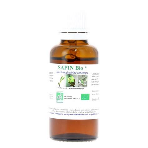 Macérât de Bourgeons de Sapin Bio Gemmothérapie ml Hyperbio